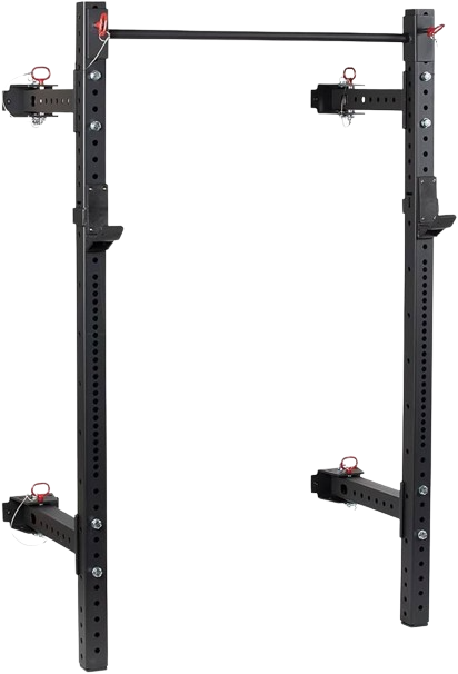 Wall-Mounted Folding Squat Rack – Spokane Exercise Equipment